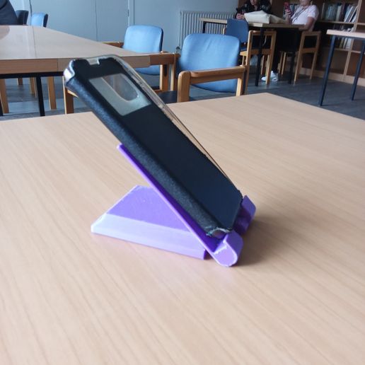 🤏 Pocket flap mobile stand rectangle design・ STL File for 3D printing・Cults