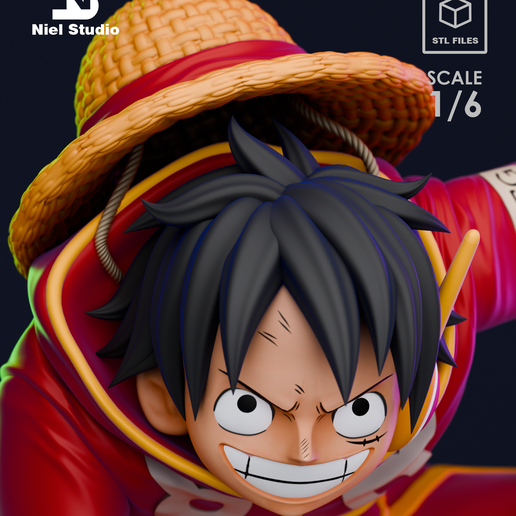 🇯🇵 LUFFY EGGHEAD (ONE PIECE)・ 3D File for 3D printing・Cults