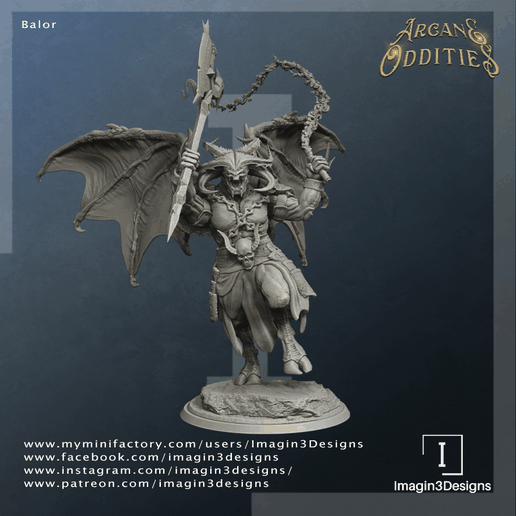 3D file Balor 🎲 ・3D print design to download・Cults