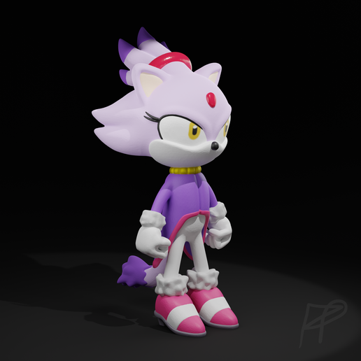 STL file Blaze the Cat 🐱 ・3D printable design to download・Cults