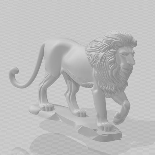 🦁 Lion・ STL File for 3D printing・Cults