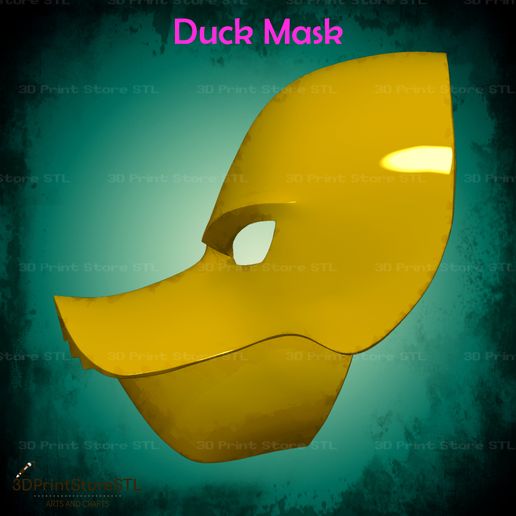 🦆 Duck Mask Cosplay Halloween - Fan Art 3D print model・ 3D File for 3D ...