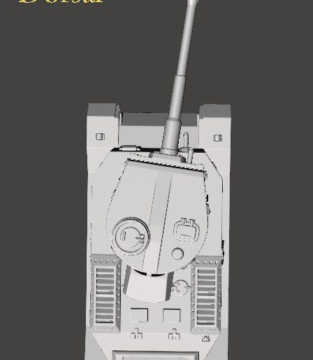 🐅 Girls Und Panzer "Liopon" Porsche Tiger (1:35 scale)・ STL File for 3D ...