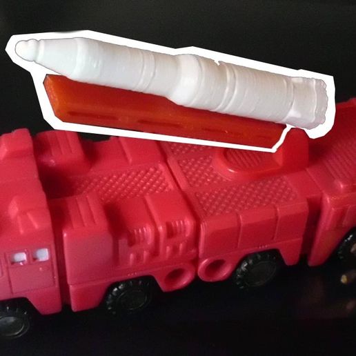 🤖 Missile & rail for Astro Squad Missile Master Micromaster・ STL File for 3D printing・Cults