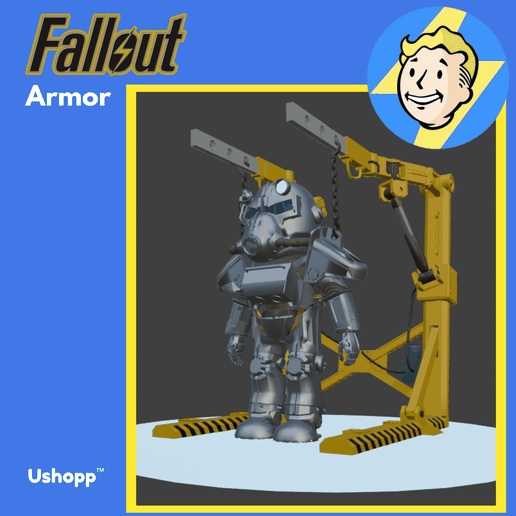 STL file Armadura Mini (Fallout) 👾 ・3D print design to download・Cults