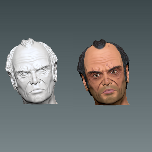 👾 trevor phillips from gta v or grand theft auto five 5・ OBJ File for ...