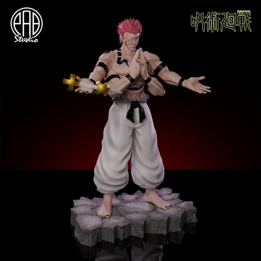 💬 Jujutsu Kaisen - RYOMEN SUKUNA TRUE FORM・ STL File for 3D printing・Cults