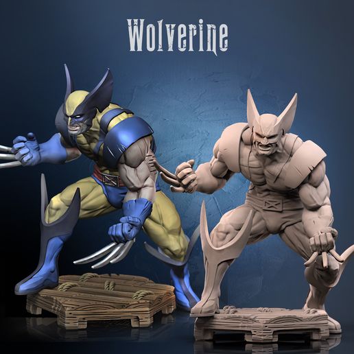 🎲 Wolverine・ STL File for 3D printing・Cults