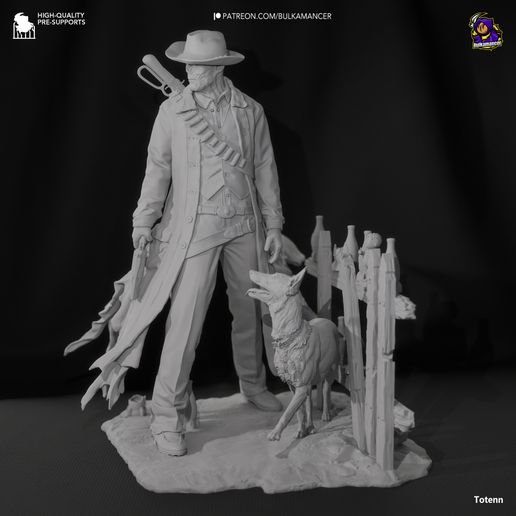 🔫 The Ghoul | Fallout | 237mm・ 3D File for 3D printing・Cults
