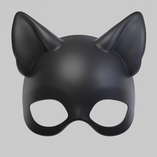 3d cat mask template free