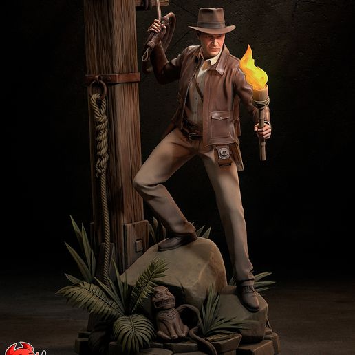 👾 Indiana Jones・ STL File for 3D printing・Cults