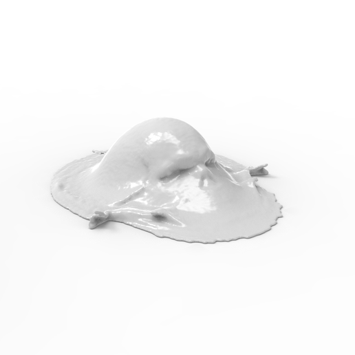 STL file MELTING SKULLS HALLOWEEN DECOR - 3 Versions 🫠 ・3D print object ...