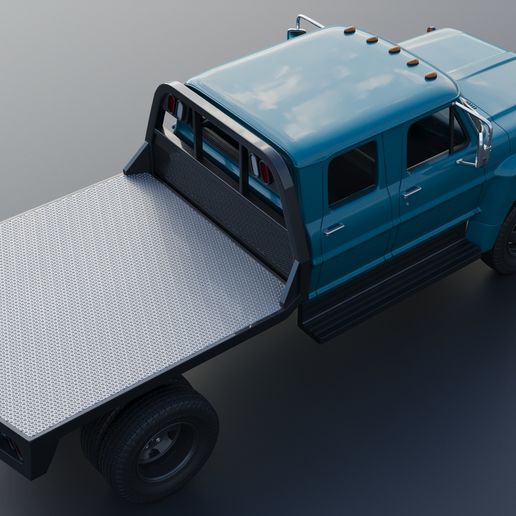 🚕 F-750 Crew Cab 1971・ 3D File for 3D printing・Cults