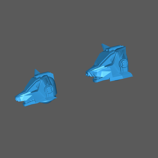 🐺 Metal Wolf Helmet MK2・ STL File for 3D printing・Cults