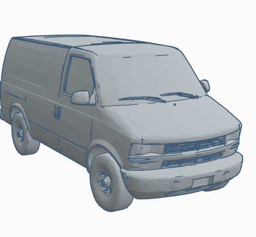 🚙 Chevrolet Astro 2004 - van・ STL File for 3D printing・Cults