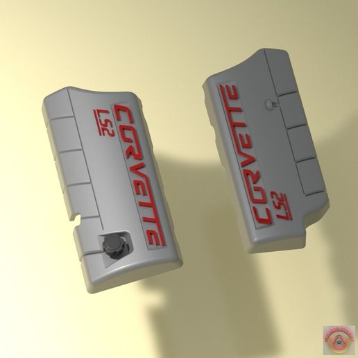 ⛽ CORVETTE LS2 - Fuel rails covers・ STL File for 3D printing・Cults