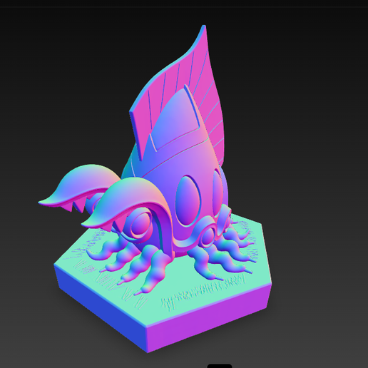🐉 Digispirit Calmaramon・ STL File for 3D printing・Cults