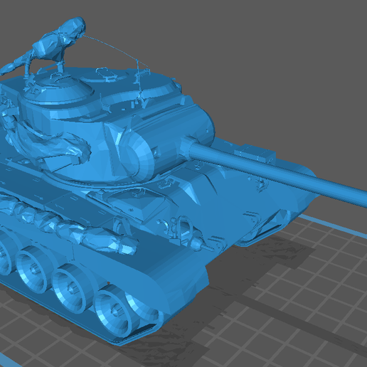 🦅 M26 Pershing Eagle 7 tank・ 3D File for ・Cults