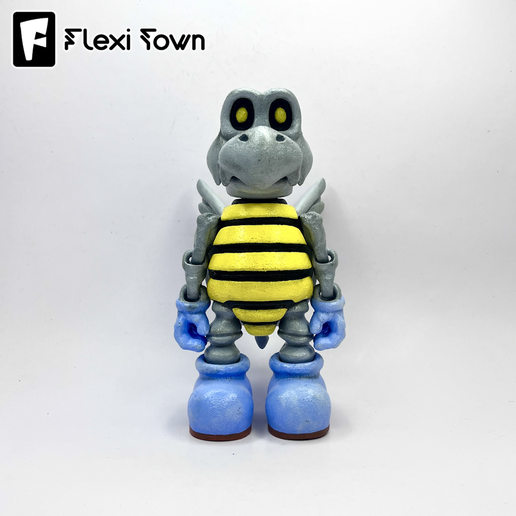 👌 Flexi Dry Bones, Articulated fidget figure, 3mf included・ STL File ...
