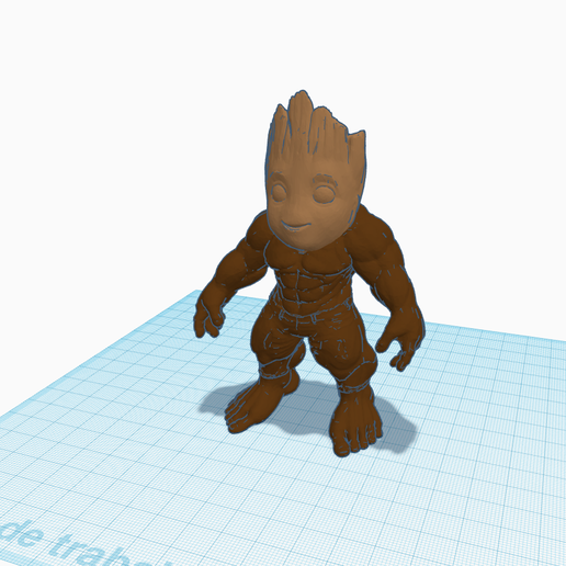 Archivo STL Muscular Groot 🦸 ・Plan de impresión en 3D para descargar・Cults