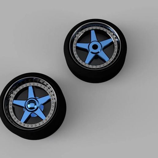 ⭐ Sturmkind DR!FT - Rims Star - Rims 2-piece・Free 3D File for ・Cults