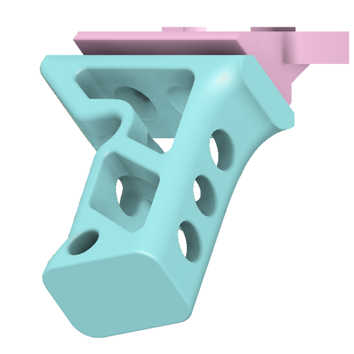 🔫 M lok x M lok 45°・Free STL File for 3D printing・Cults