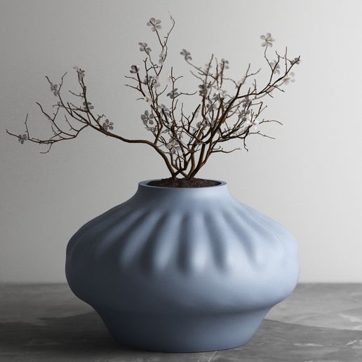 Бесплатный STL файл vase pot planter 3d print 884 (1) 🏺 (OBJ)・Шаблон ...