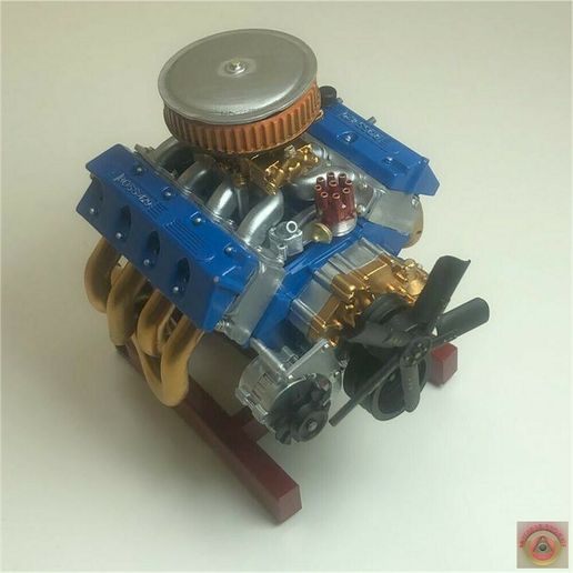 🚙 FORD MUSTANG BOSS 429 - ENGINE・ STL File for 3D printing・Cults