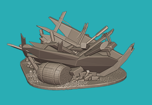 STL 文件 28MM SHIP WRECK BIT 🚢 ・可下载 3D 打印对象・Cults