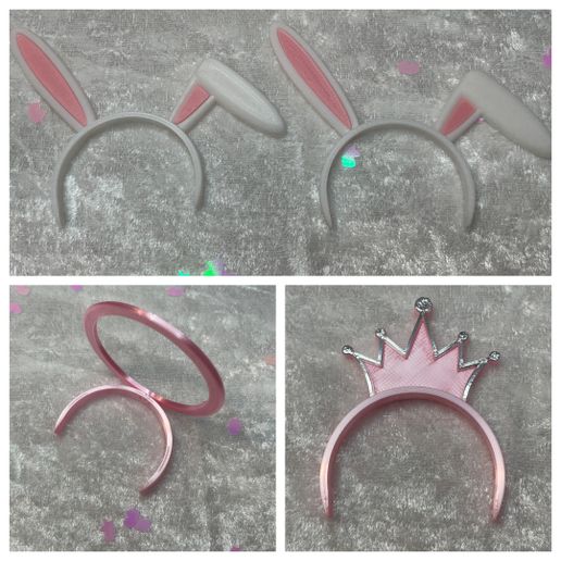 😇 Bratz 4 Pack Halo, Crown, Bunny Ears and Cat Ears Doll Accessories ...