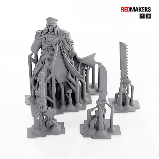 🔨 Lord General of the Imperial Force・Free 3D File for ・Cults