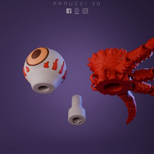 👽 T. Ocellus flex - Alien Earth (new one-eyed model)・ 3D File for 3D ...