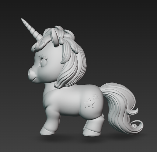 🦄 Unicorn Cute Mini・ STL File for 3D printing・Cults