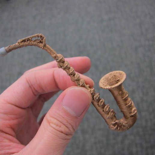 🎷 Mini Saxophone・Free STL File for ・Cults