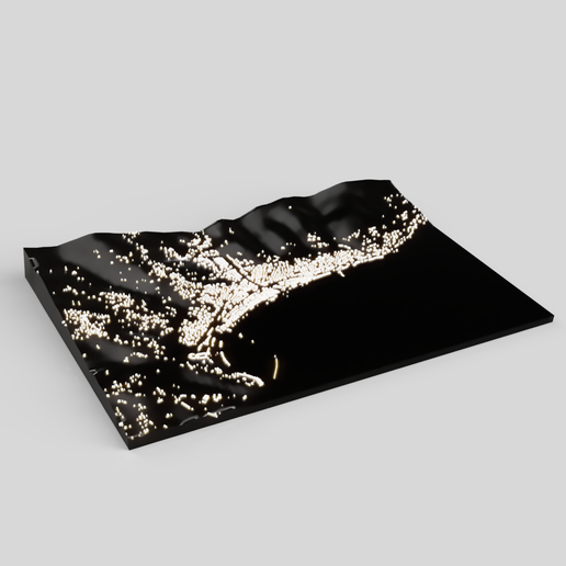 Free STL file Varazze (SV) Map in Italy 🗺️ ・3D printing model to ...