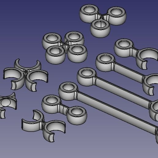 🔗 Connecting Links for Toys or Art・Бесплатный STL для 3D-печать・Cults