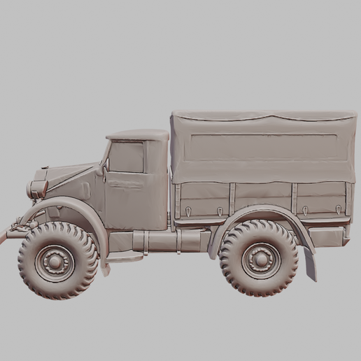 🚙 FORD CMP F8 WWII Military Truck – 3D Printable Model・ STL File for 3D ...