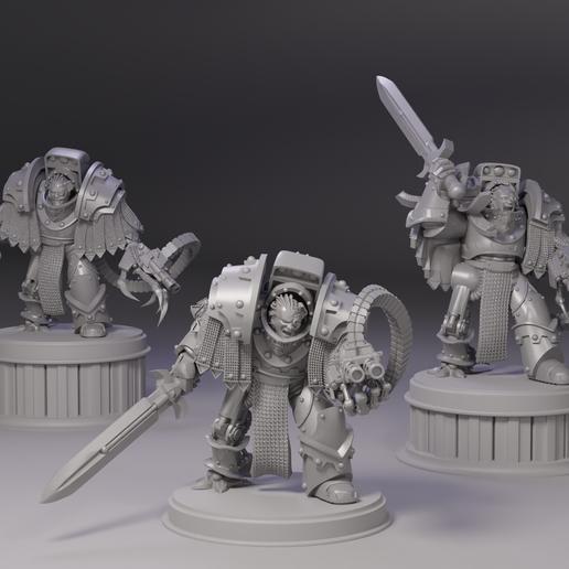 🎲 3 Poses - Gabriel Santar (Catapheractii Armor) - WH PORXY・ 3D File ...