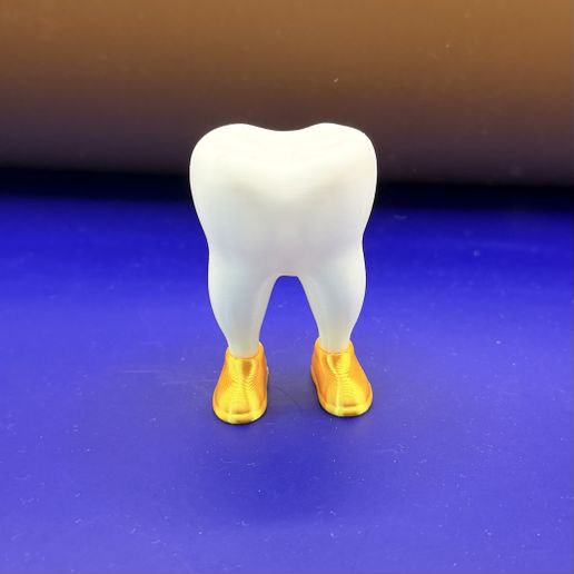🦷 Tooth with legs・ STL File for 3D printing・Cults