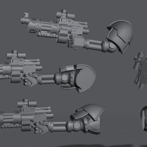 ⚔ Kitbash-Pattern Skitarii and Secutarii・Free 3D File for 3D printing・Cults