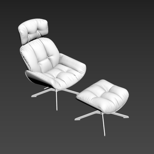 STL file Leather armchair 🪑 ・3D print model to download・Cults