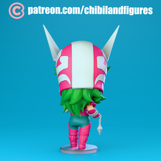 🎅 Andromeda Shun Chibi - Saint Seiya Fanart・Archivo 3D para Impresión ...