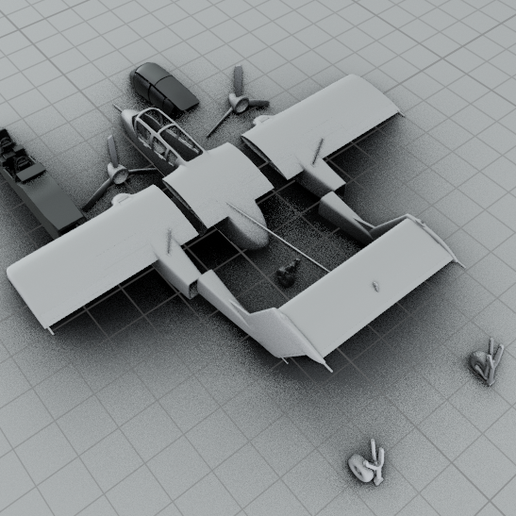 ️ Rockwell OV-10 Bronco North American Aircraft MODEL・ STL File for 3D ...