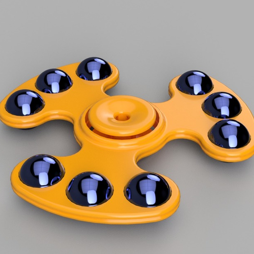 👌 Fidget spinner 1/2" version・Free 3D File for ・Cults