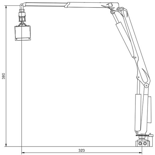 🏗️ RC loader crane Palfinger Epsilon S in 1:14・ STL File for 3D ...