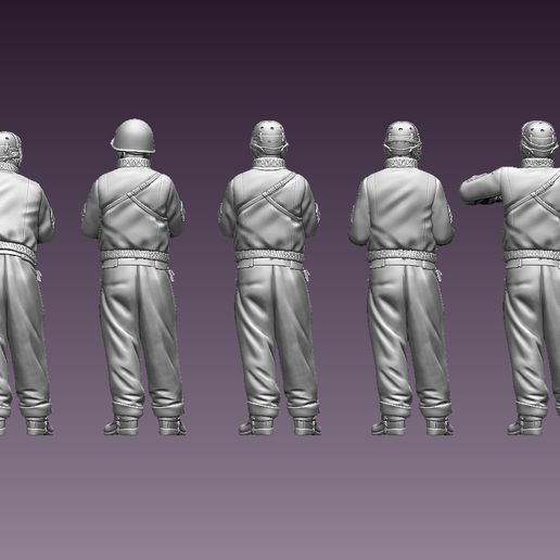 🪖 tank crew usa 3D print model・ STL File for 3D printing・Cults
