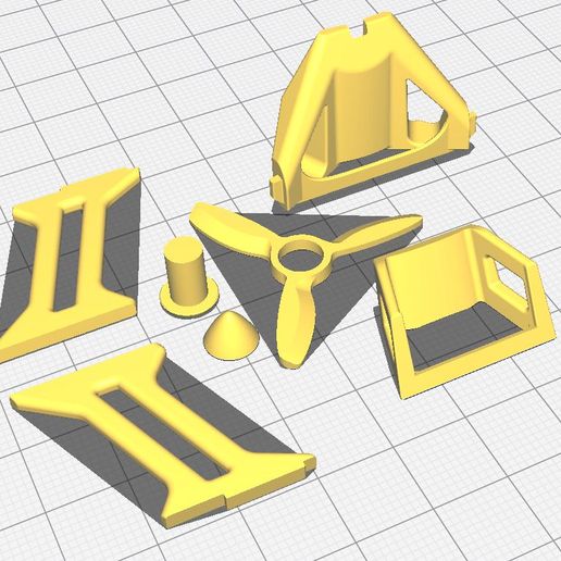 ️ BP01 Biplane C-3D・Free 3D File for ・Cults