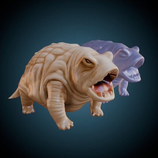 STL file Alien Hippo 👽 ・3D printing model to download・Cults