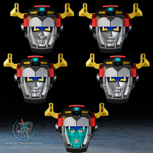 🖨️ Voltron Mask 3D Printer STL File・ 3MF File for 3D printing・Cults