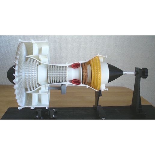 Archivo STL Jet Engine; 2-Spool, Current, Big-1 ️ ・Modelo de impresora ...